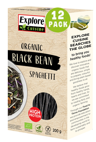 Explore Cuisine Bio Black Bean Spaghetti High Protein Pasta – Edamama Shop